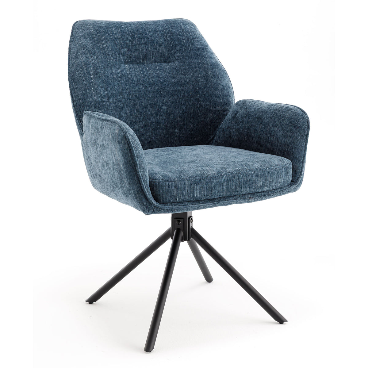 Treviso Dining Chair Blue Velvet | Moffett & Sons
